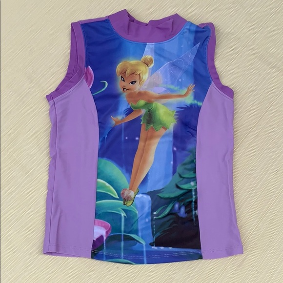 Disney | Swim | Disney Tinkerbell Fairies Swim Top Rash Guard 7 | Poshmark